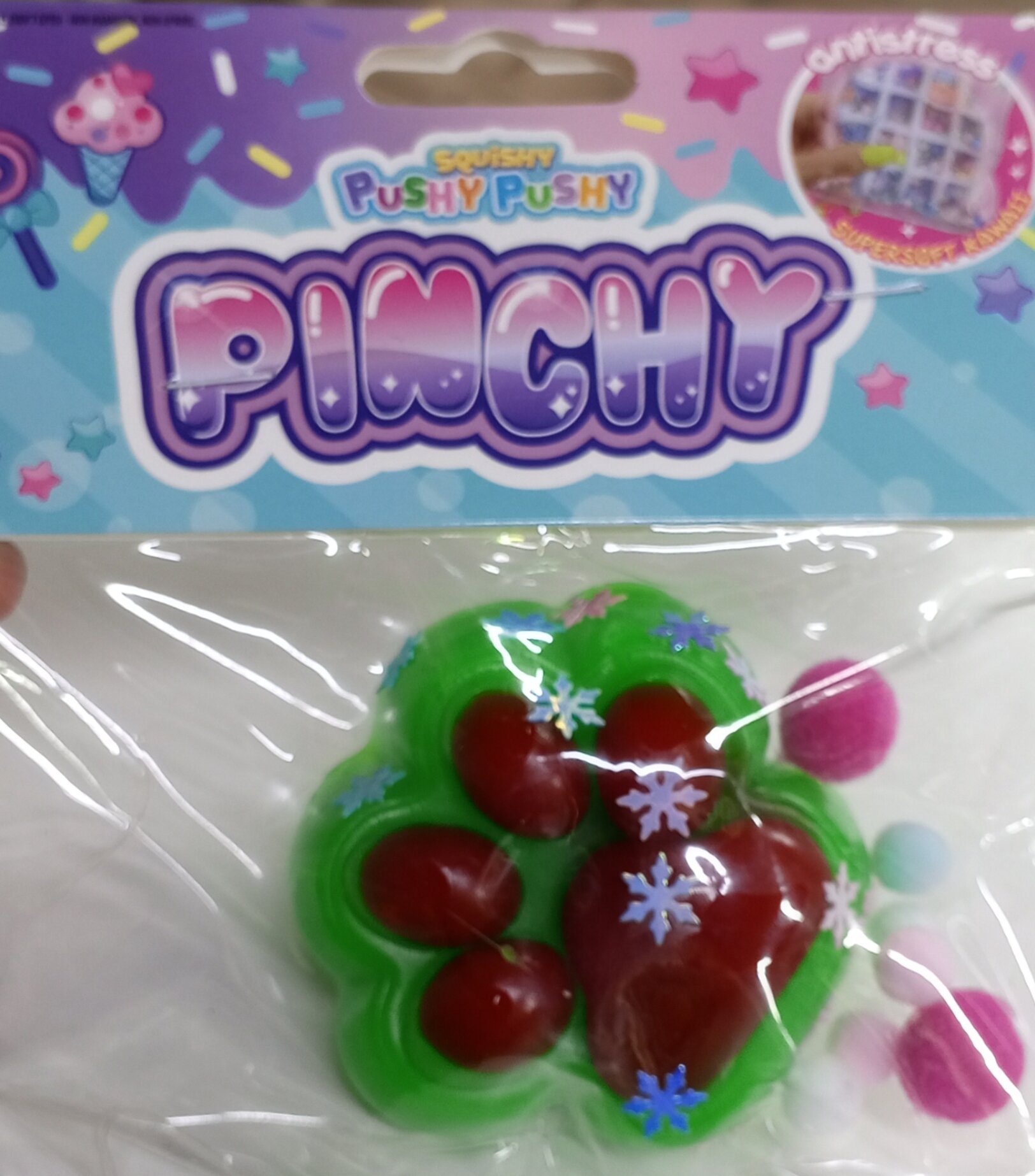 Антистресс сквиш Лапка котика жмякалка кошачья лапка