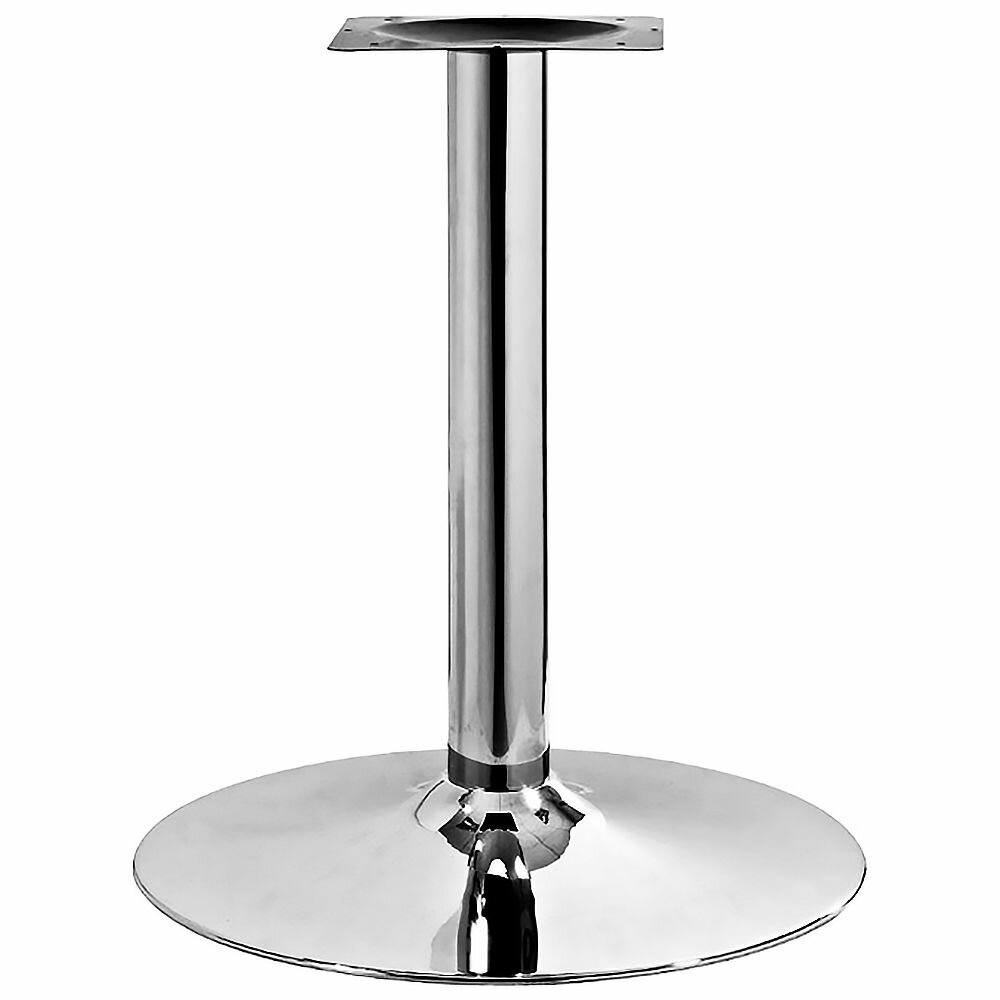 Подстолье 1029EM STOOL MARKET хромированный, круглая столешница, круглое основание
