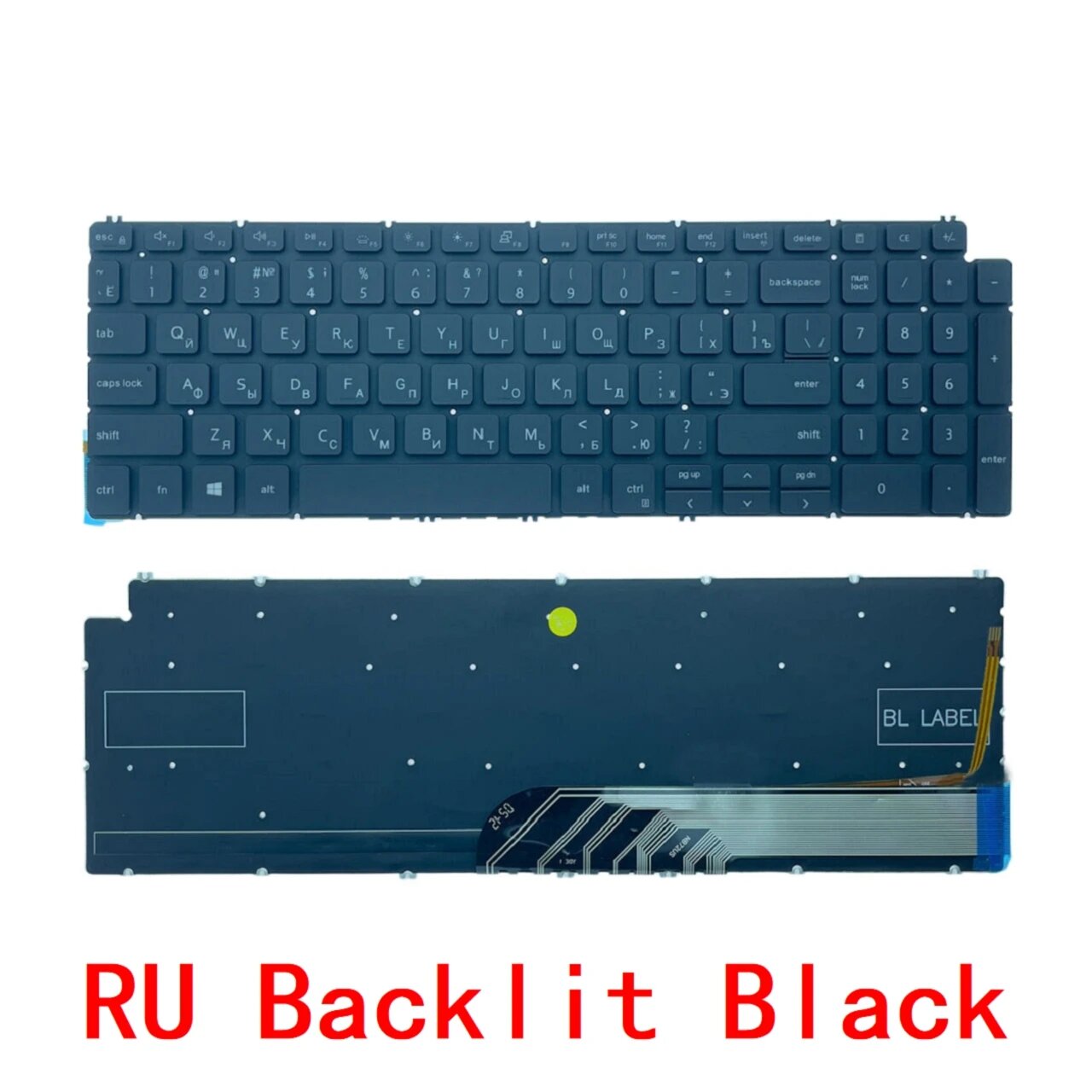US RU SP BR Клавиатура с подсветкой для Dell Latitude 3510 P101F Vostro 5501 5502 P102F 5590 P88F Inspiron 7500 7501 7506 7590 7591