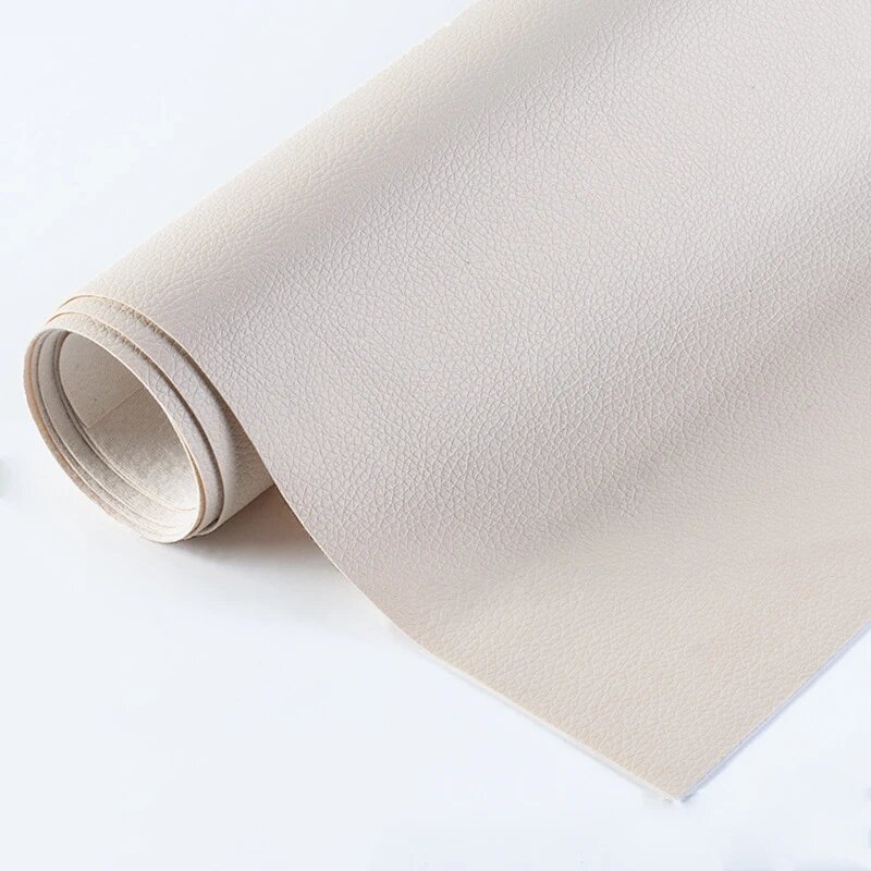 Синтетическая кожа с рисунком личи для рукоделия Бежевый, А4 20 х 30 см, Бежевый