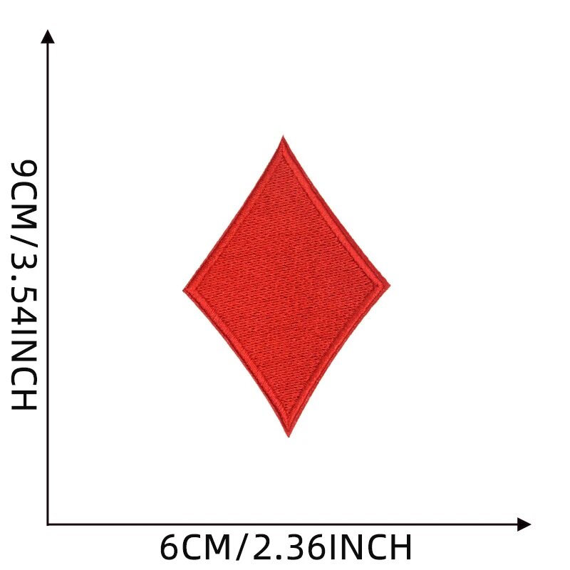 Игровые нашивки с вышивкой Красный, 6