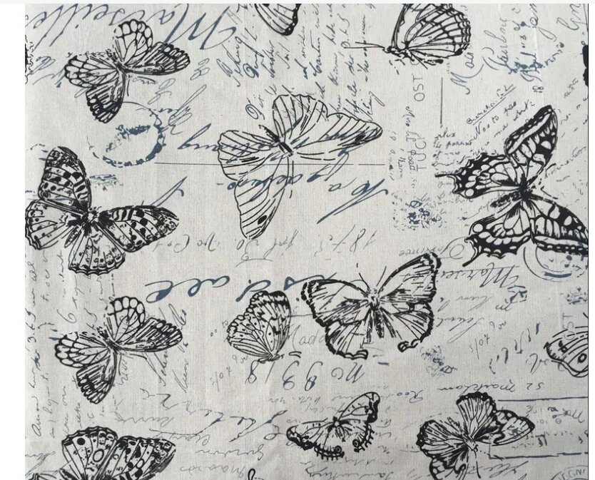 Льняная африканская ткань Анкарa Легкий кофе