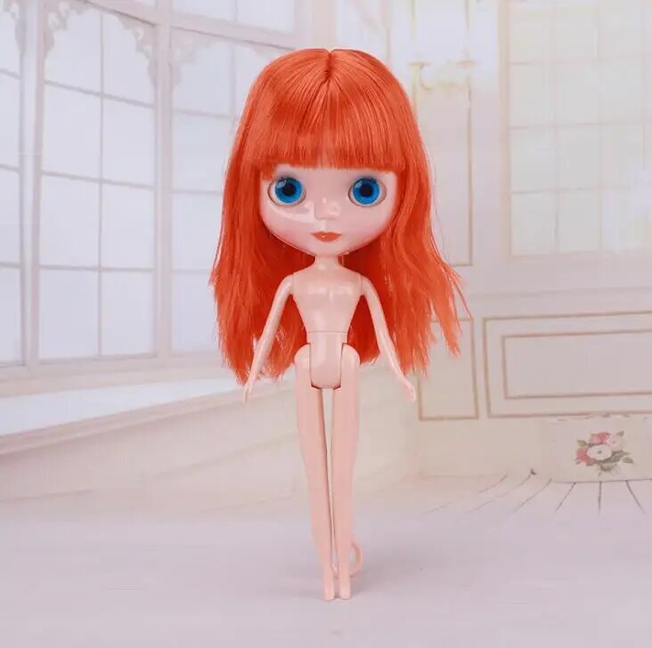 Blyth кукла 30 см силиконовая Оранжевый, red hair
