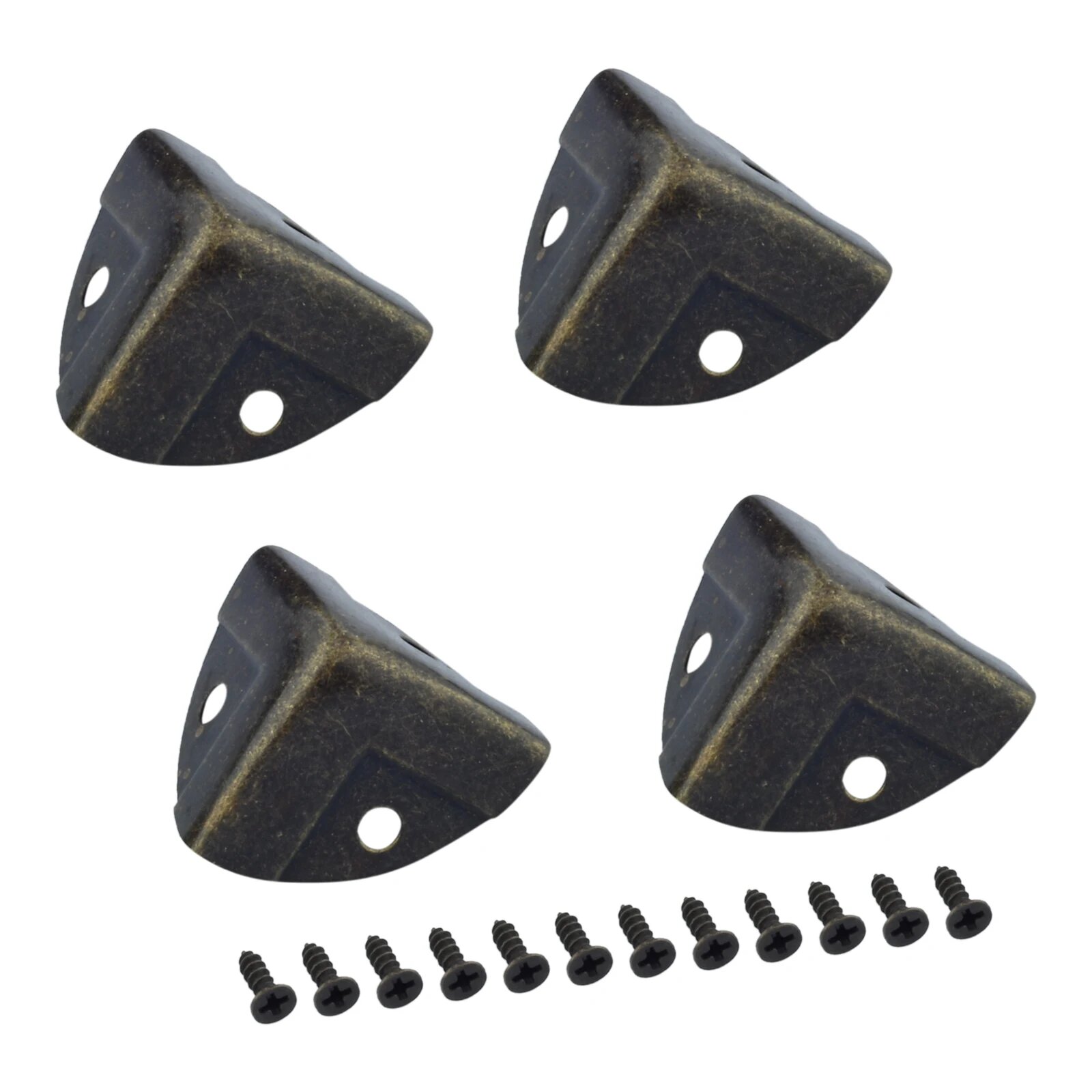 Античные бронзовые угловые кронштейны для мебели 4 шт. Antique Bronze