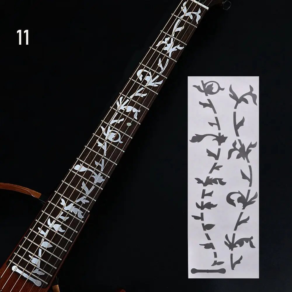 Наклейки для грифа гитары Fretboard Sticker -11