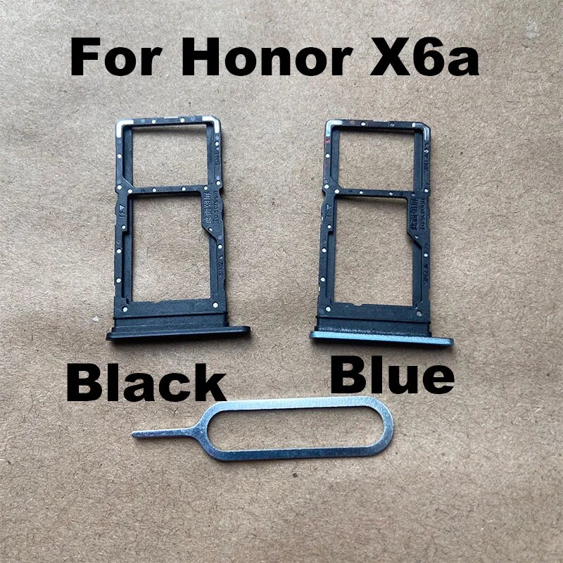 Держатель SIM-карты для Huawei Honor X6a Blue