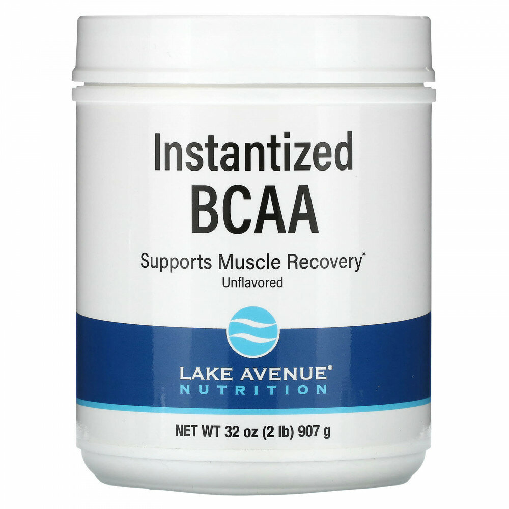 California Gold Nutrition, быстрорастворимый порошок BCAA с L-лейцином, L-изолейцином и L-валином, без ароматизаторов, 907 г (2 фунта)