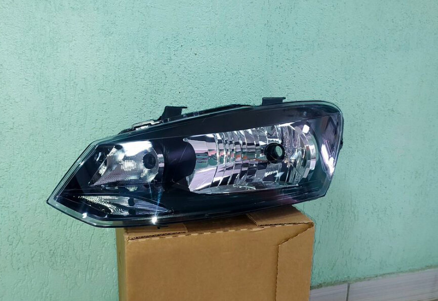 Фара Volkswagen Polo, левая, 2010-2014 (аналог)