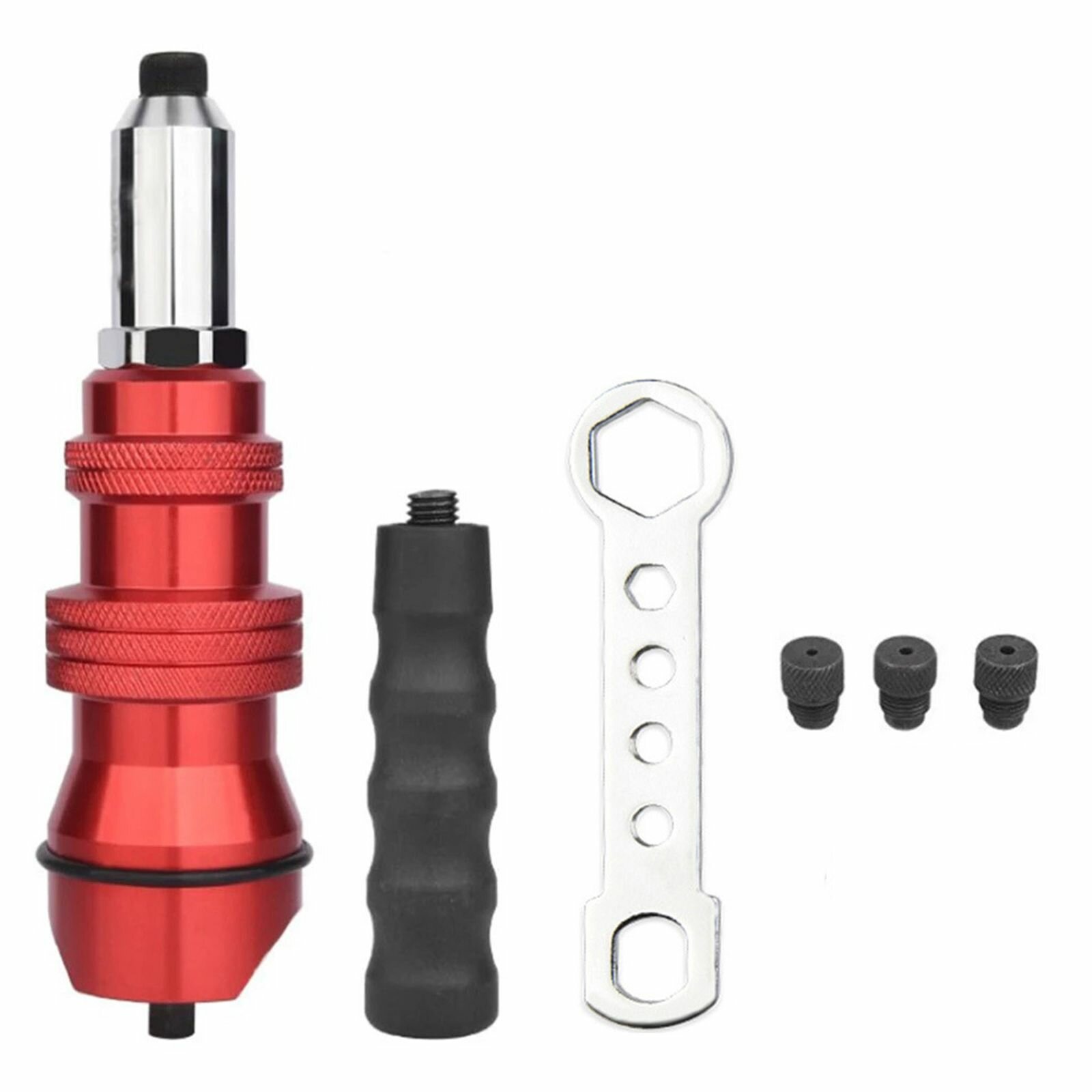 Комплект адаптеров для заклепочников. Практичный электрический инструмент заклепки гаек. Вставная дрель электропитания.