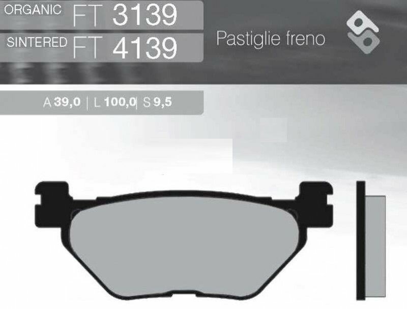 Тормозные колодки Brenta FT 3139