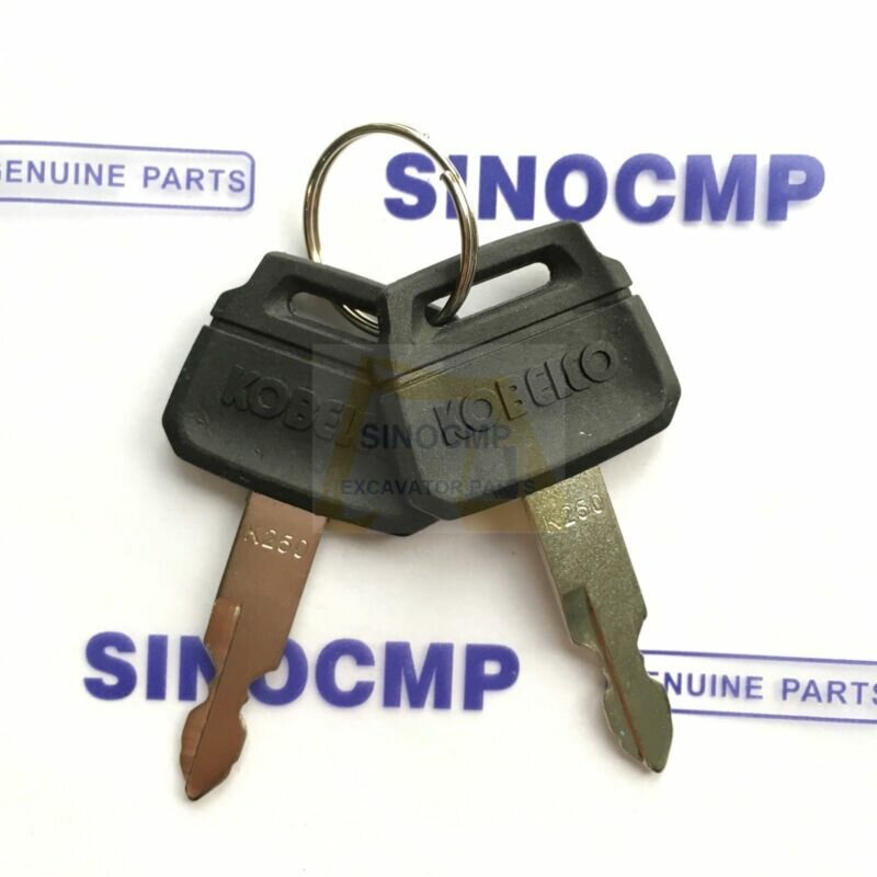 PANGOLIN 2 шт. K250 Ключ зажигания для экскаваторов Kobelco Погрузчики Бульдозеры