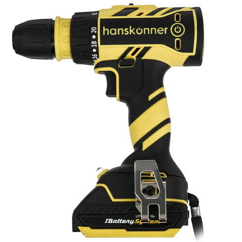 Аккумуляторная дрель-шуруповерт Hanskonner HCD1865C