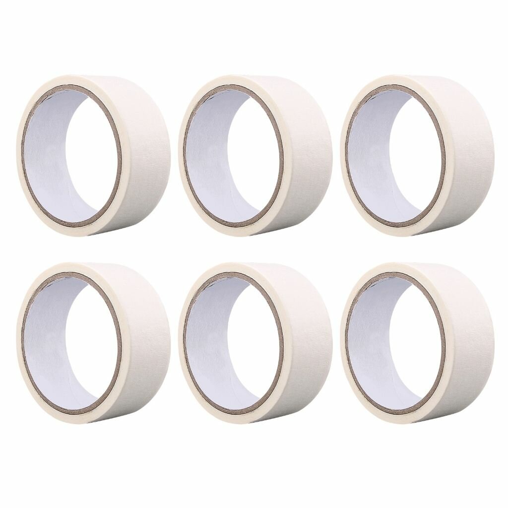 6 шт, белая малярная лента, декораторы, живопись 12 мм, 18 24 36 48 художник для художника, искусство