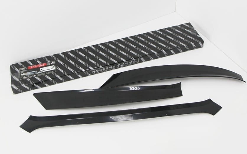 Hyundai Tucson Ix35 с 2009г по 2016г дефлектор на капот из 3 штук от Auto Clover