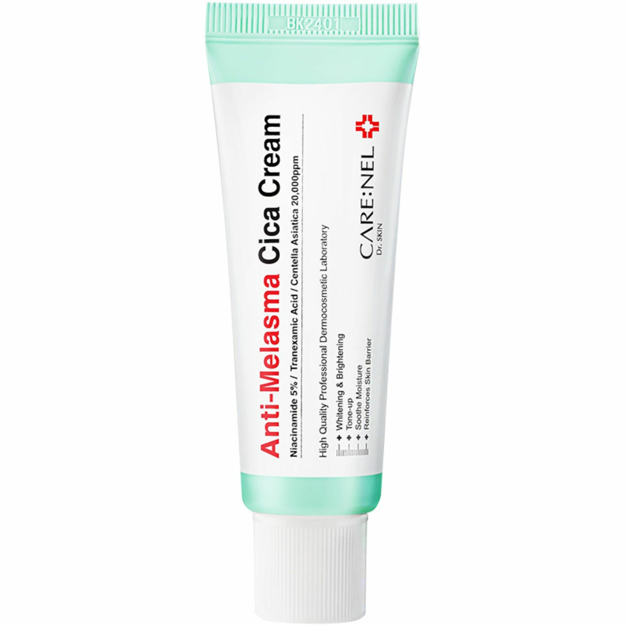 Care: Nel Крем для лица против пигментации с центеллой азиатской Anti-melasma cica cream 40 мл.
