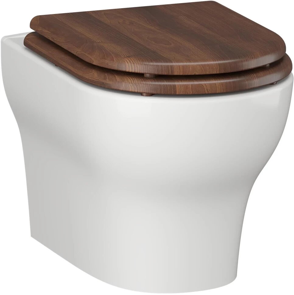 Унитаз подвесной Opadiris Лоренцо OS41712N безободковый, с сиденьем микролифт, белый