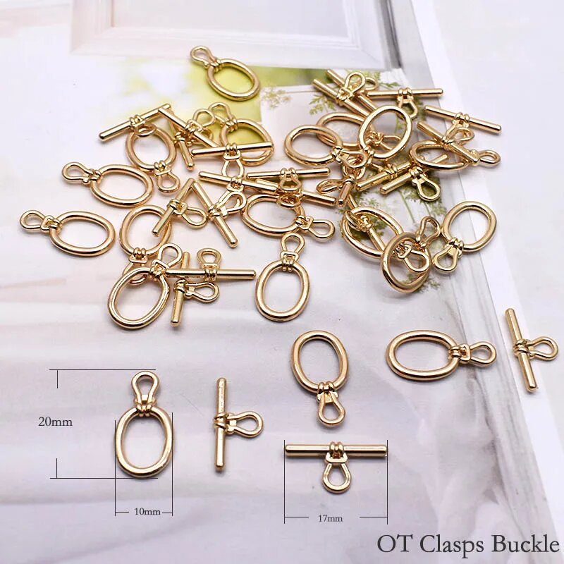Золотые застежки OT buckle 10шт