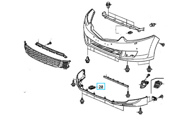 Гайка, фиксатор, 6MM (Оригинал)