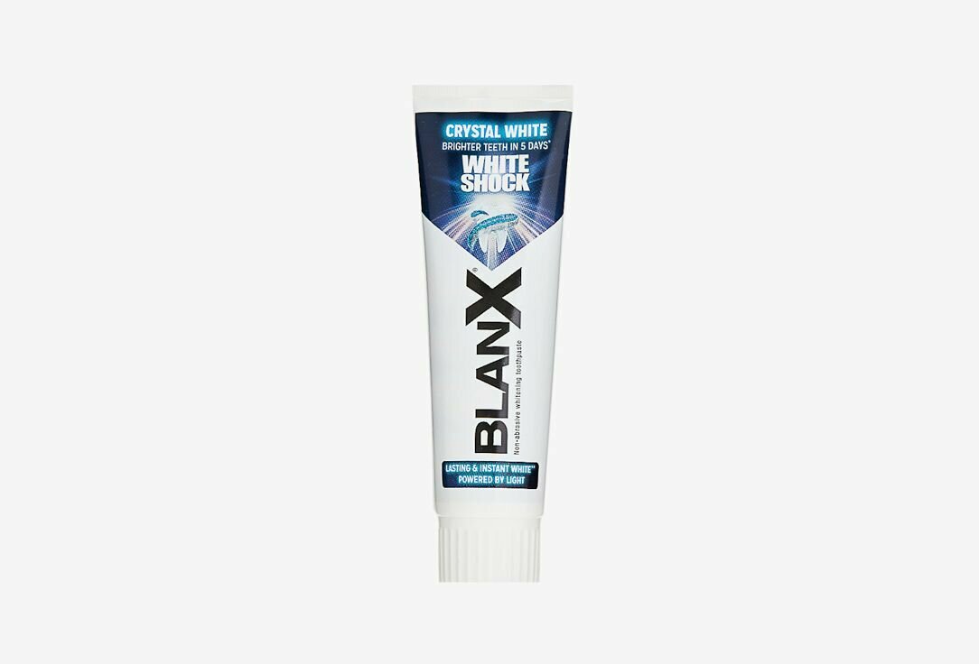 Зубная паста мгновенное отбеливание BLANX White Shock Crystal White 75 мл