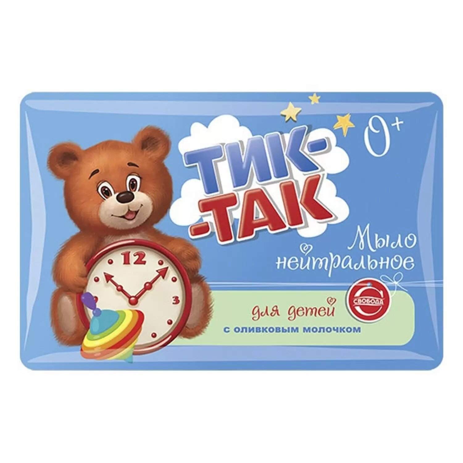 Детское мыло Тик-Так "Оливковое молочко", туалетное, 90 г (1321471)
