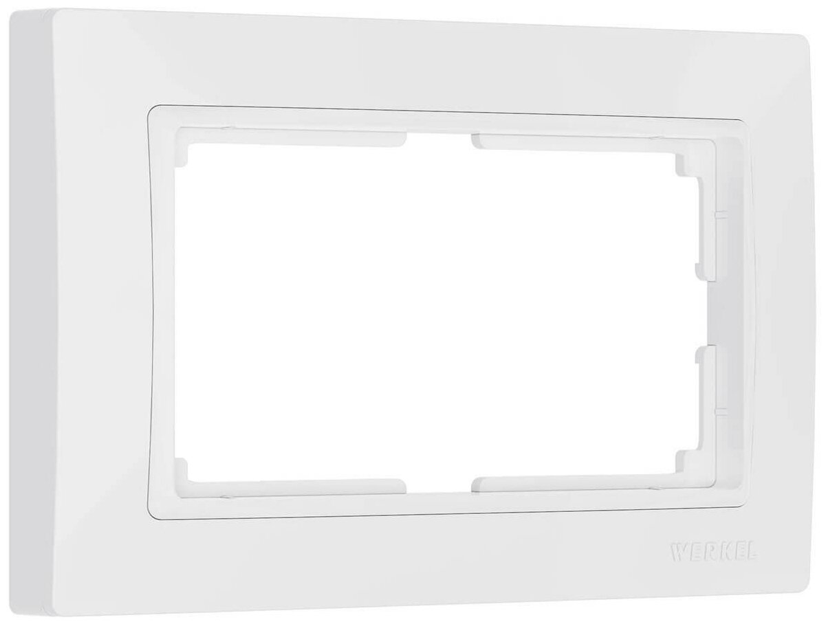 Рамка Werkel Snabb для двойной розетки белый basic WL03-Frame-01-DBL-white 4690389117008