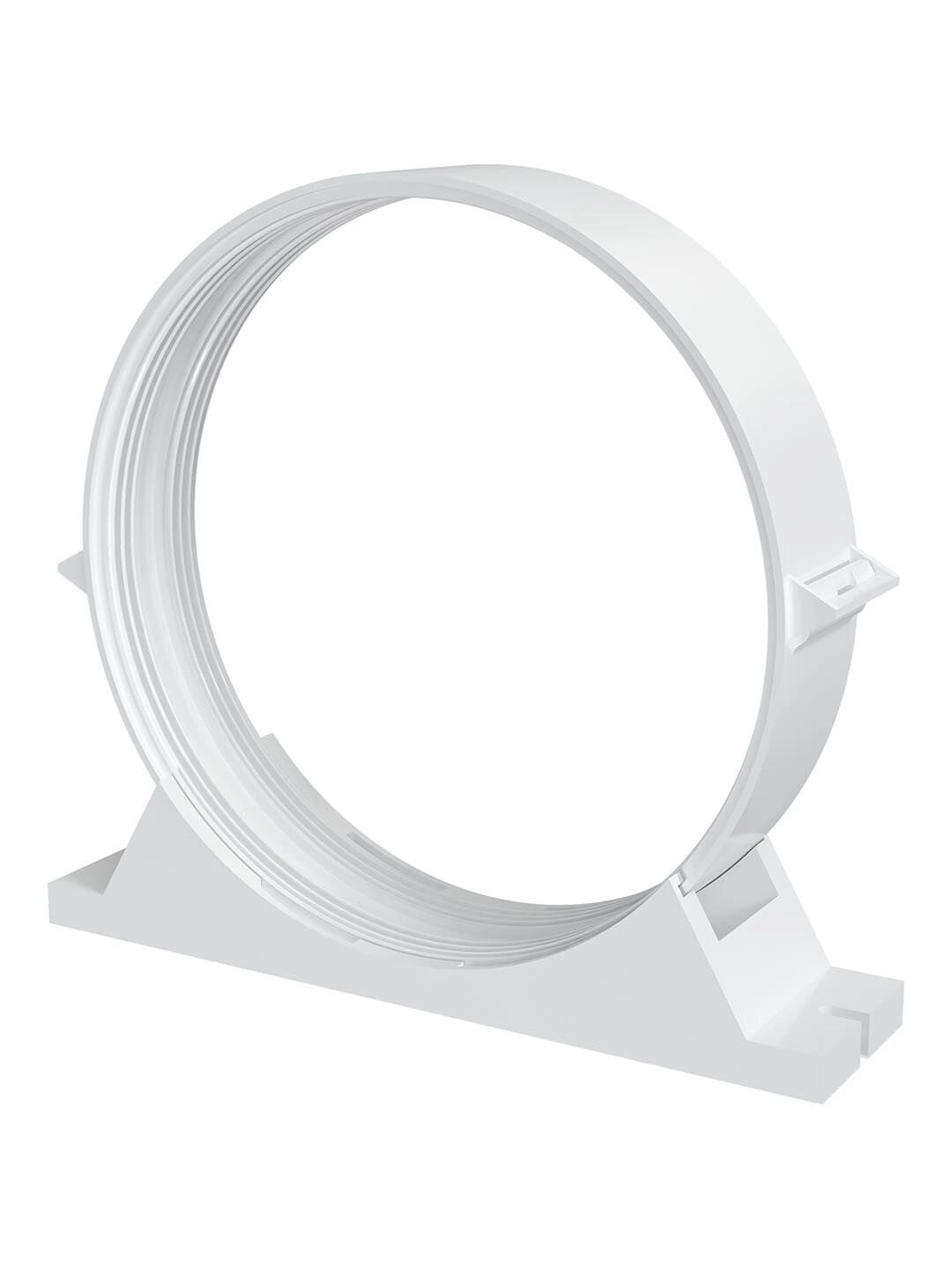 Держатель круглых воздуховодов ERA 16ДСКП 160 мм, пластик, белый