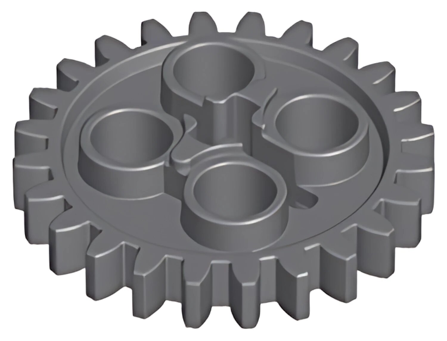 Деталь LEGO Technic, Gear 24 Tooth with 1 Axle Hole 3648 Dark Bluish Gray N