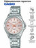 Наручные часы CASIO Collection, серебряный, розовый