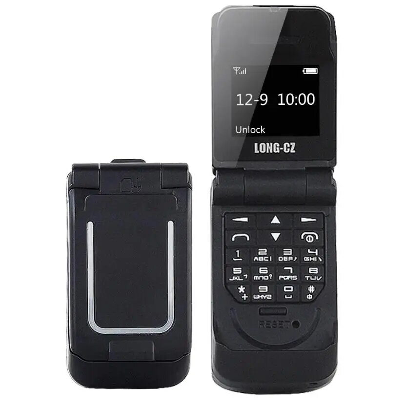 Черный мини-телефон LONG-CZ J9 для детей с Bluetooth
