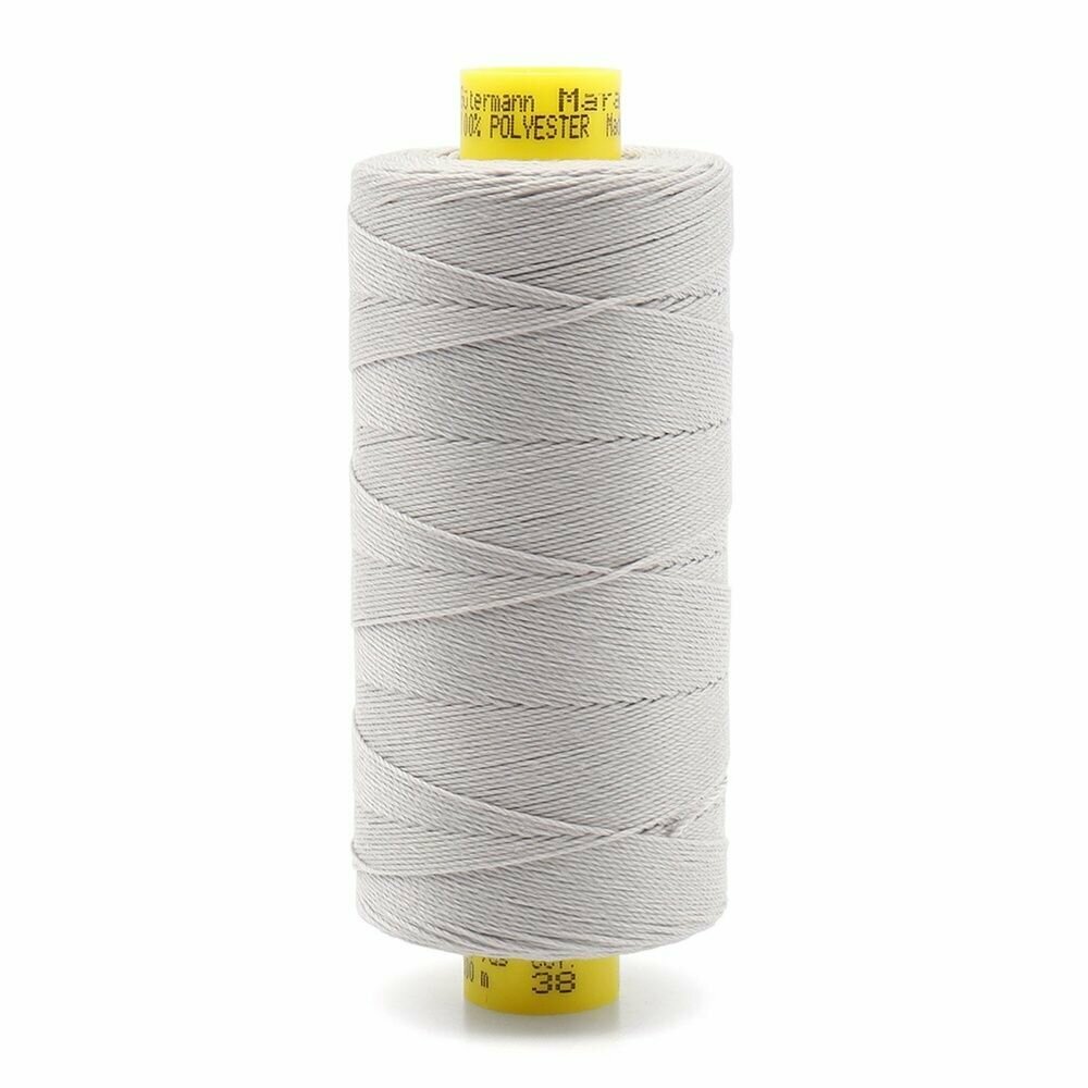 Швейные нитки Gutermann Mara 30/300 м для отстрочки, цвет 038 светло-серый, 10 шт (702404)
