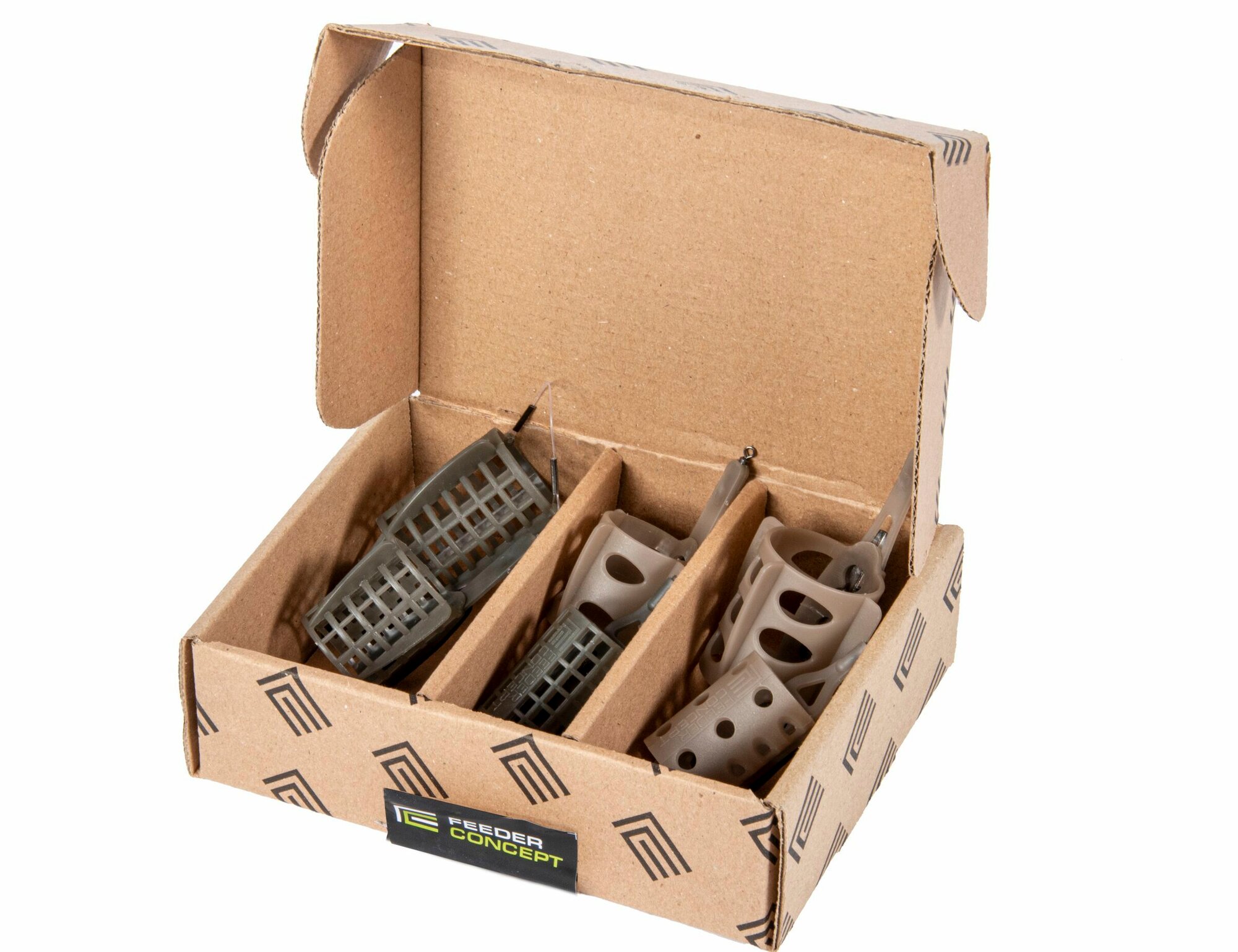 Кормушка рыболовная фидерная для летней рыбалки, снасти для мужчин подарок рыбаку, для ловли рыбы карпа, карася на удочки или спининг донка