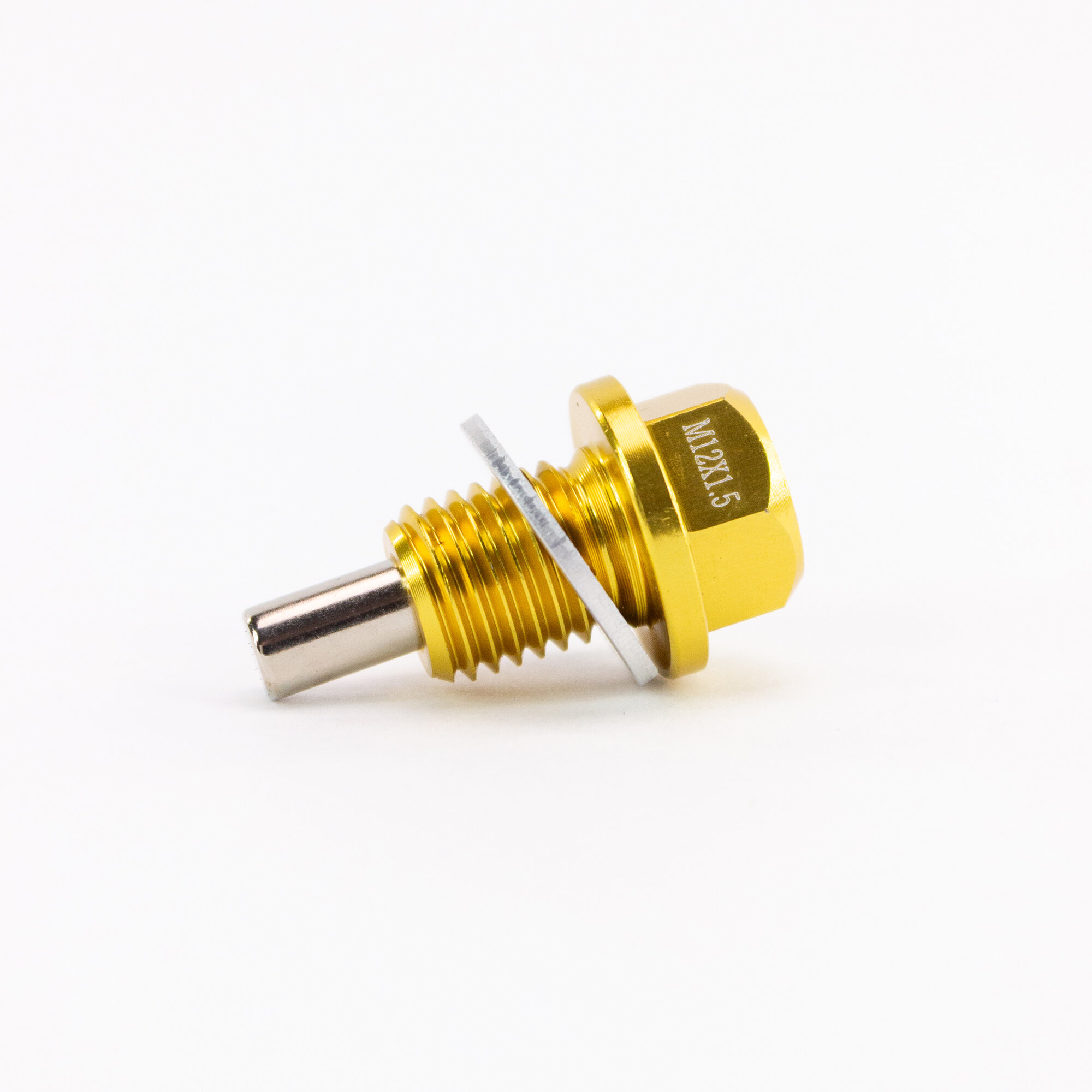 Сливной болт масла с магнитом CNC М12 х 1.5 Gold для питбайка