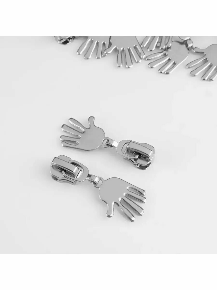 Декоративные бегунки для молний, набор 10 шт