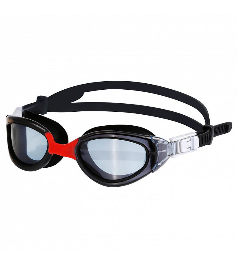 Очки для плавания Cupa Lapa LSG-637, для взрослых, черный/красный