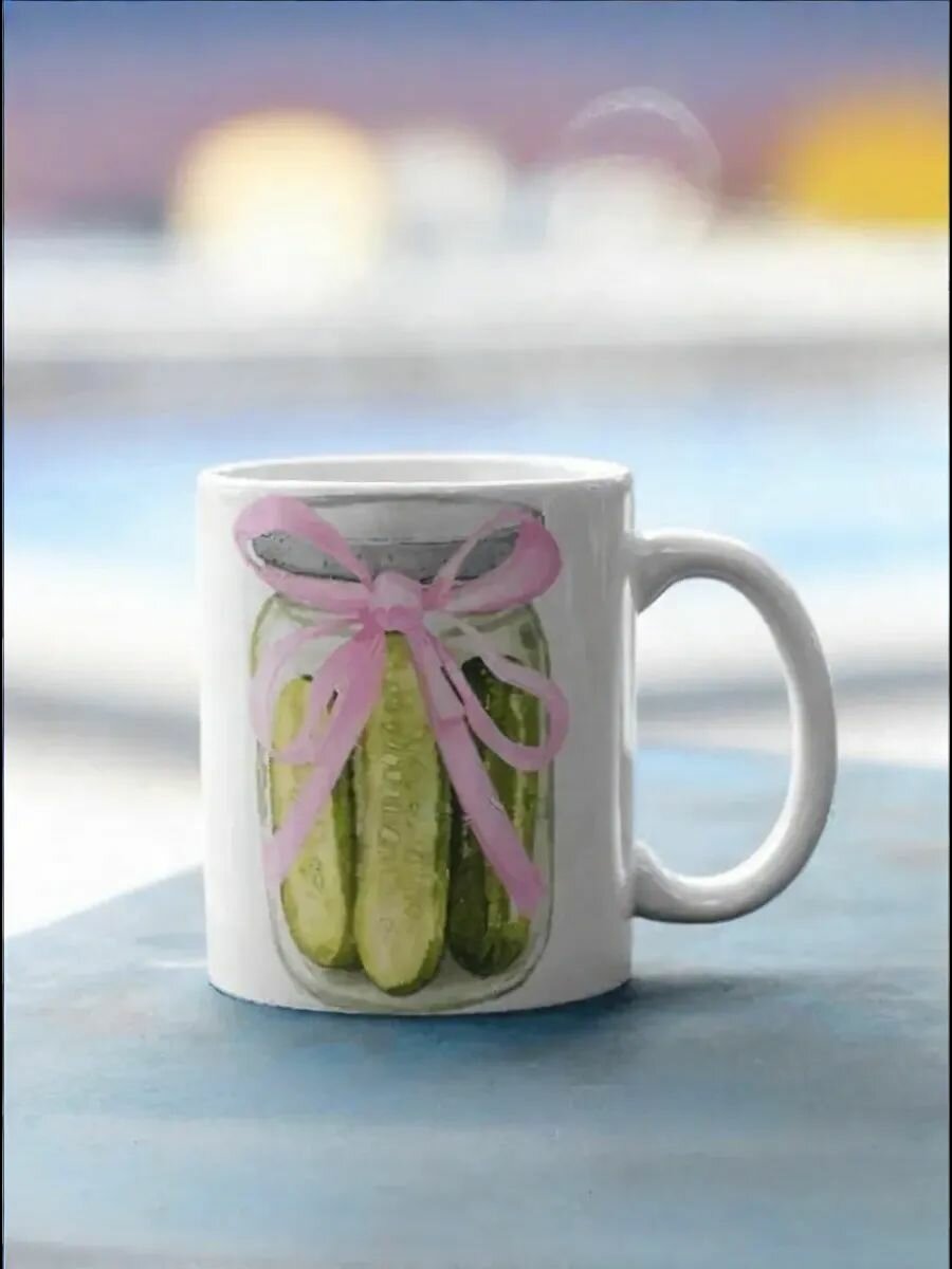 Кружка подарочная под огуречный рассольчик, 330 мл