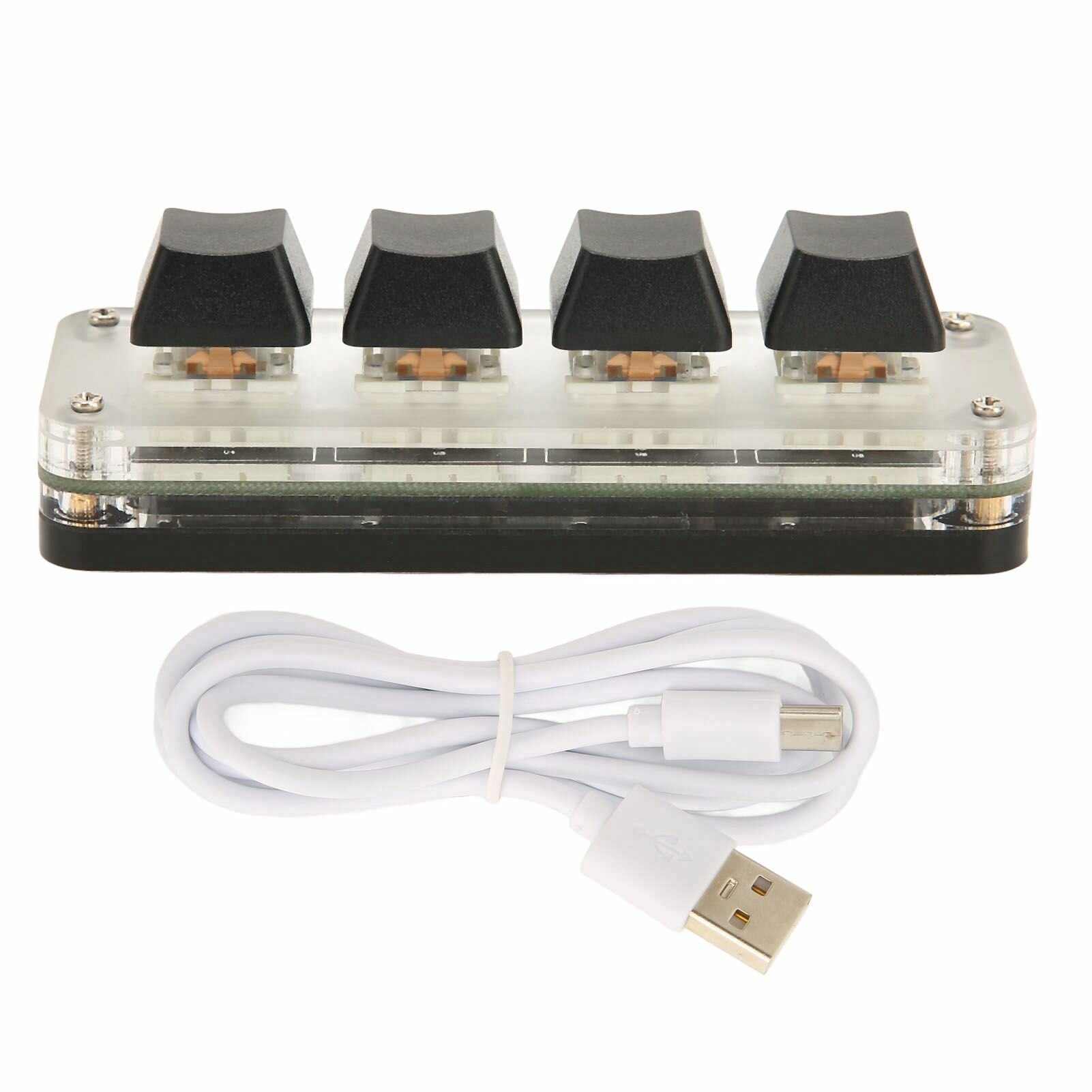 4 клавиши USB HID, RGB, OSU, DIY программируемая