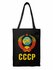 Сумка шоппер , фактура плетеная, черный