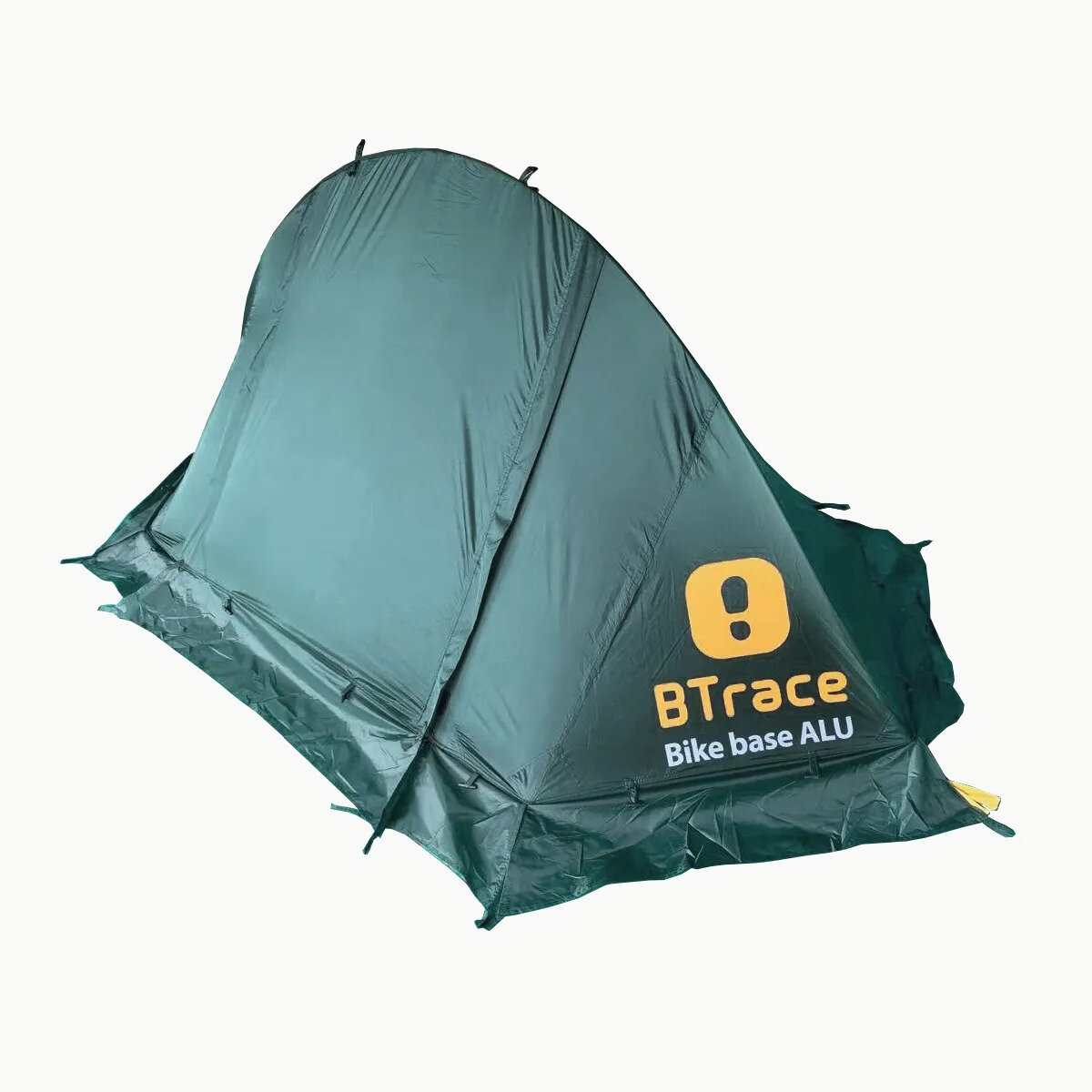 Палатка Btrace Bike Base Alu, зеленая, 1-местная, 2 слоя, 1.7кг