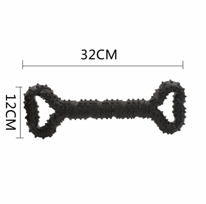 TPR большое тянущее кольцо костяная игрушка для собак, устойчивая к укусам коренных зубов, палка для дрессировки собак