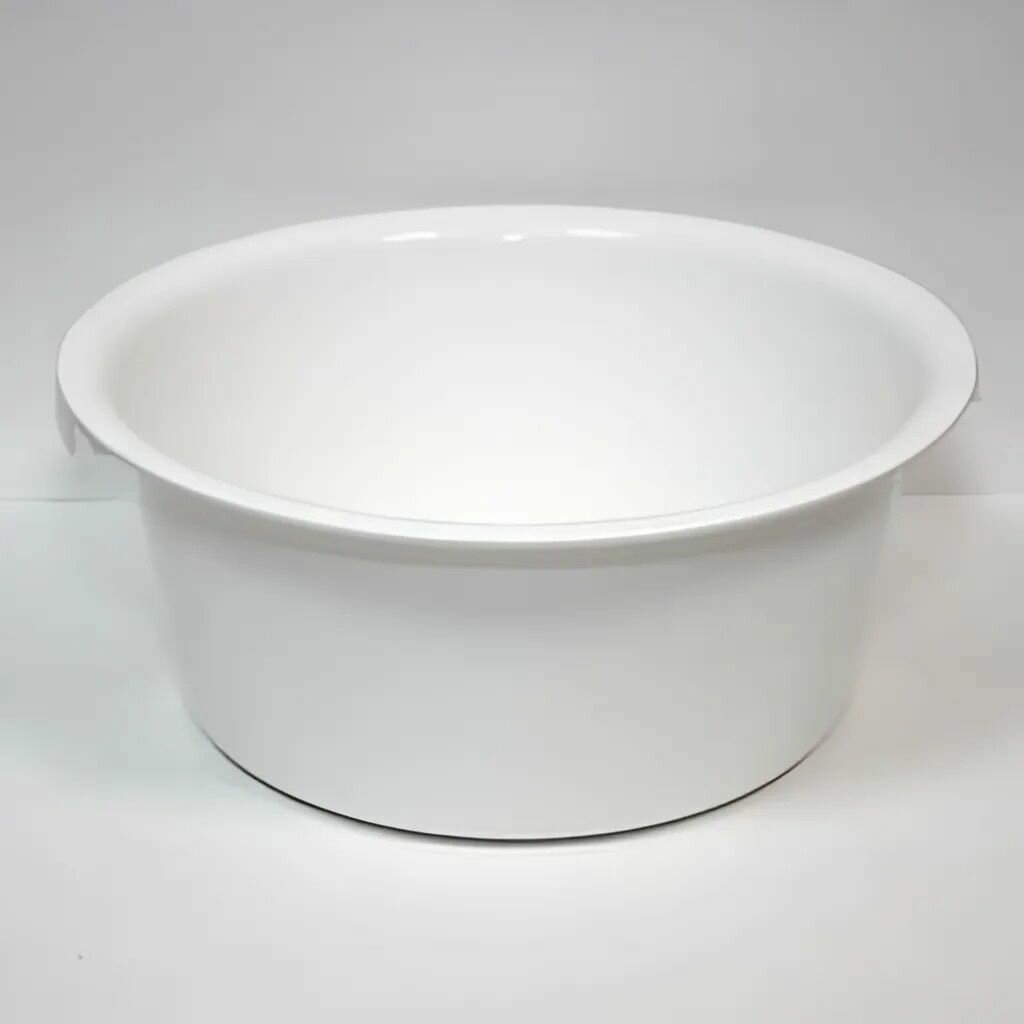 Таз пищевой интехпром НК круглый 12 л, пищевой пластик, цвет белый