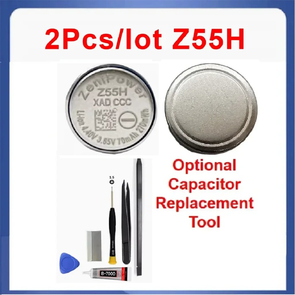 Аккумулятор ZeniPower Z55H 3,85В для Sony WF-1000XM4 (2 шт.) 2pcs Z55H with tool