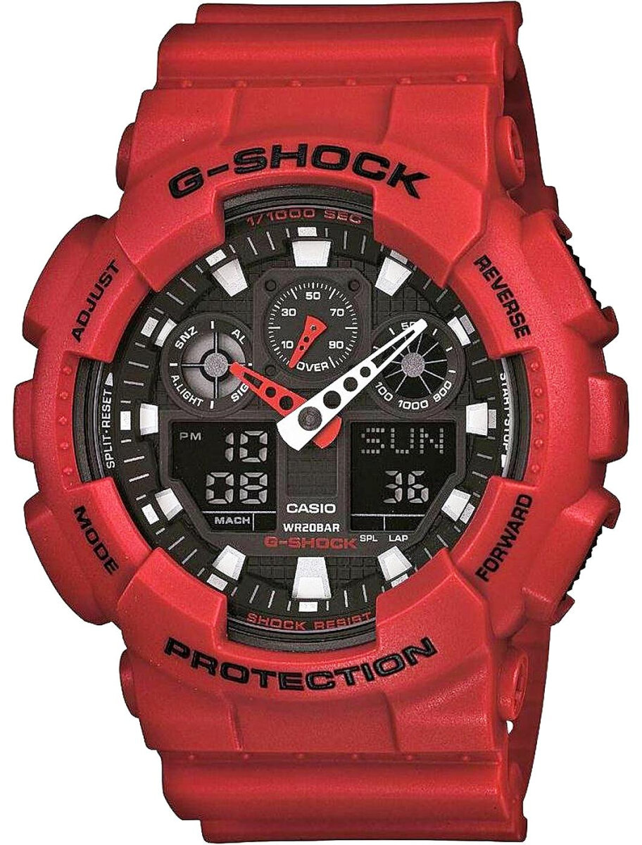 Наручные часы CASIO G-Shock, красный