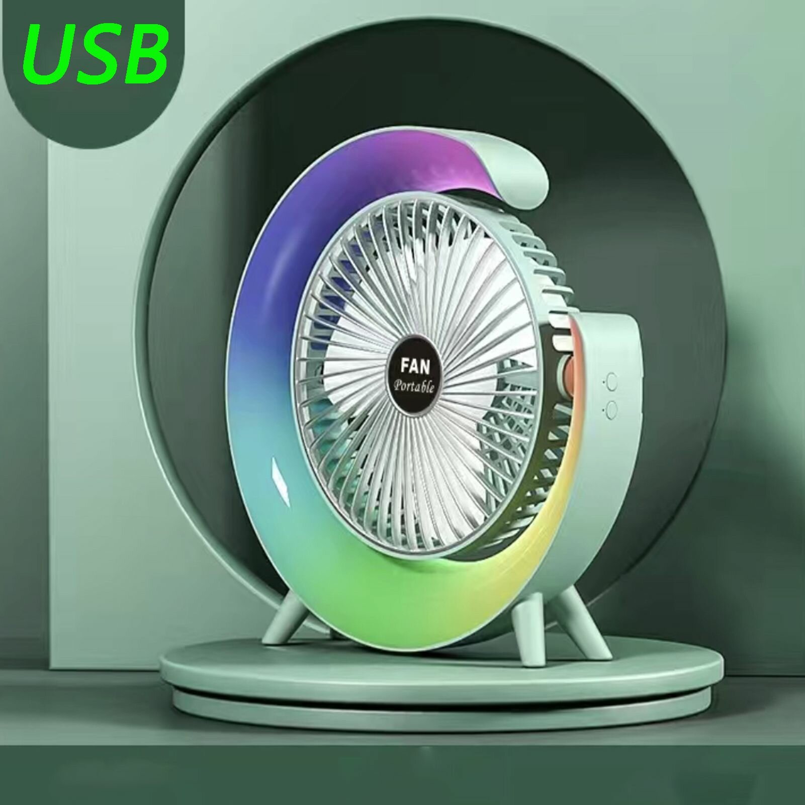 Настольный вентилятор Xiaomi S635, USB, механический, 3 скорости, 5Вт