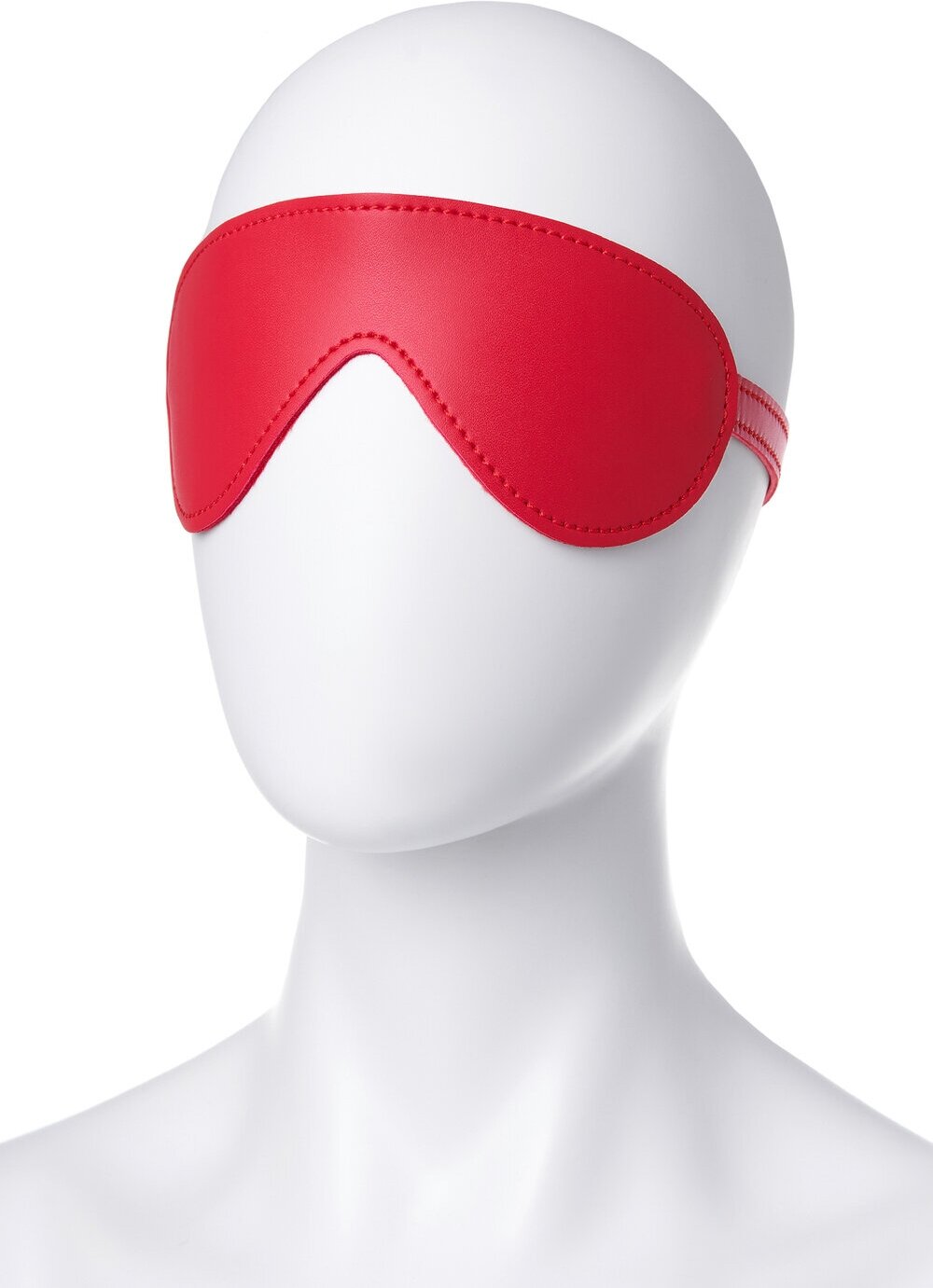 Маска Anonymo, PU кожа, красная, 65 см