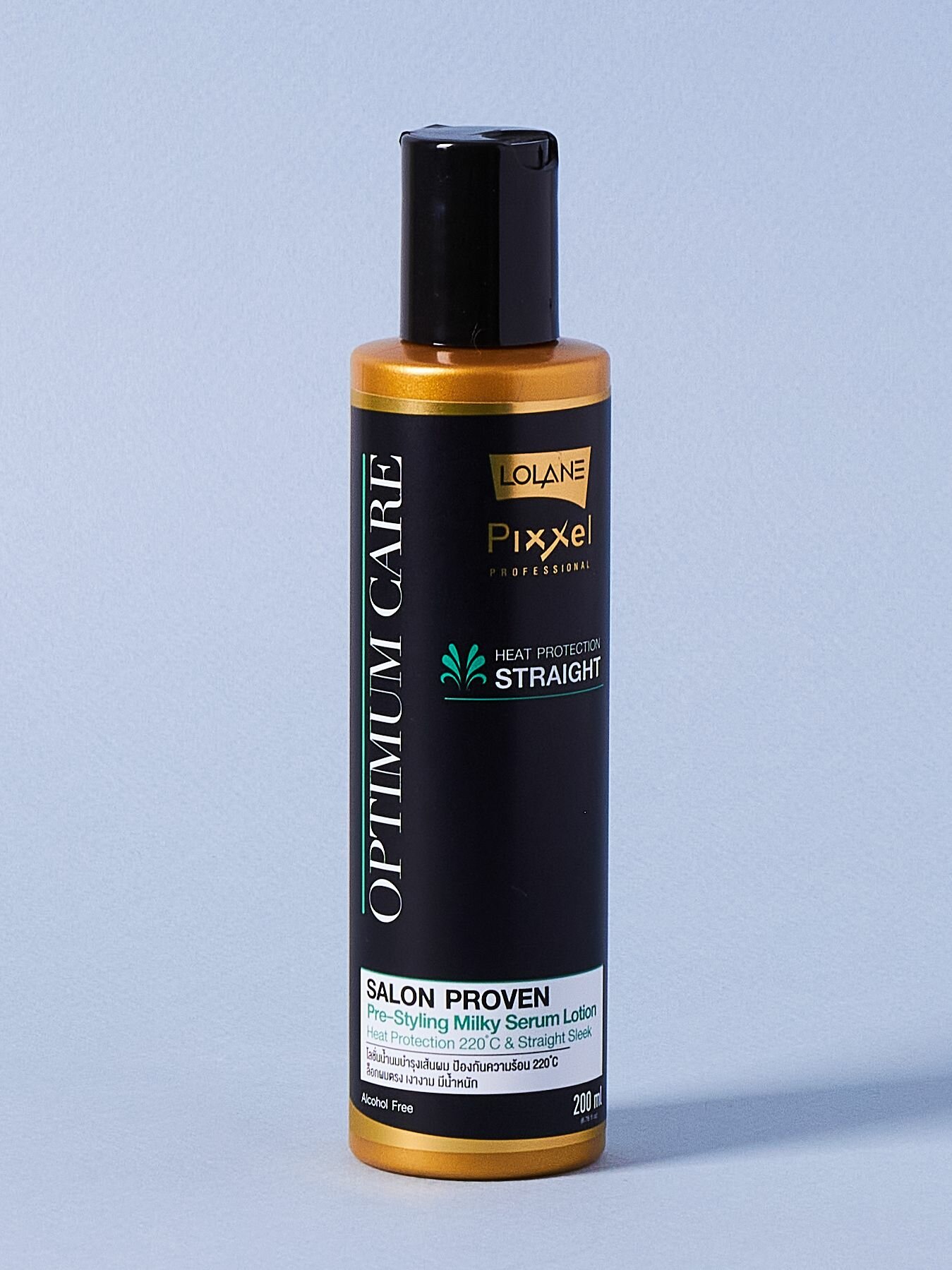 LOLANE Лосьон для волос термозащитный 200мл Pixxel Optimum Care Heat Protection Straight Lotion