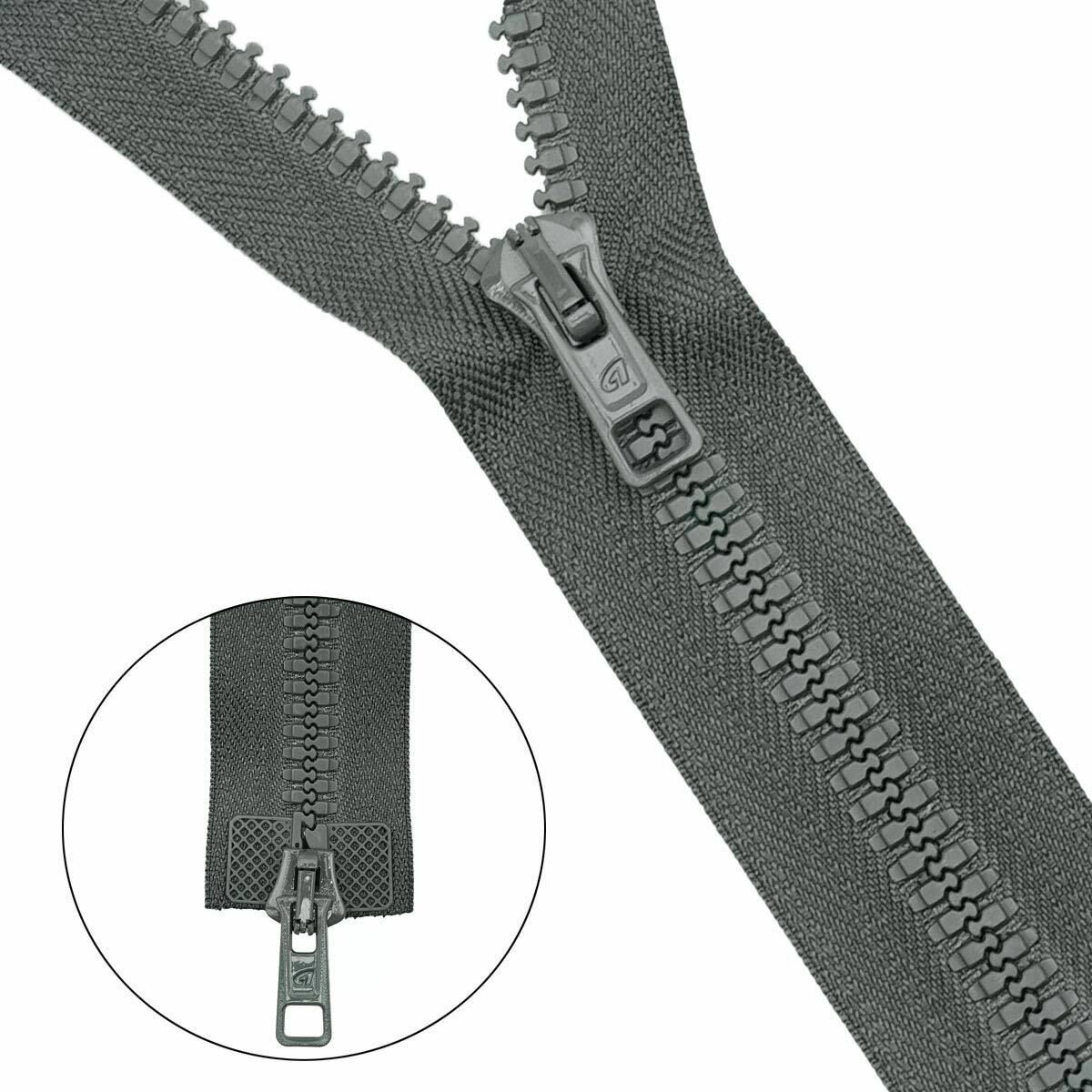 Молния трактор Тип 10 (6мм) 2 замка 100см Arta-F (123 графит)