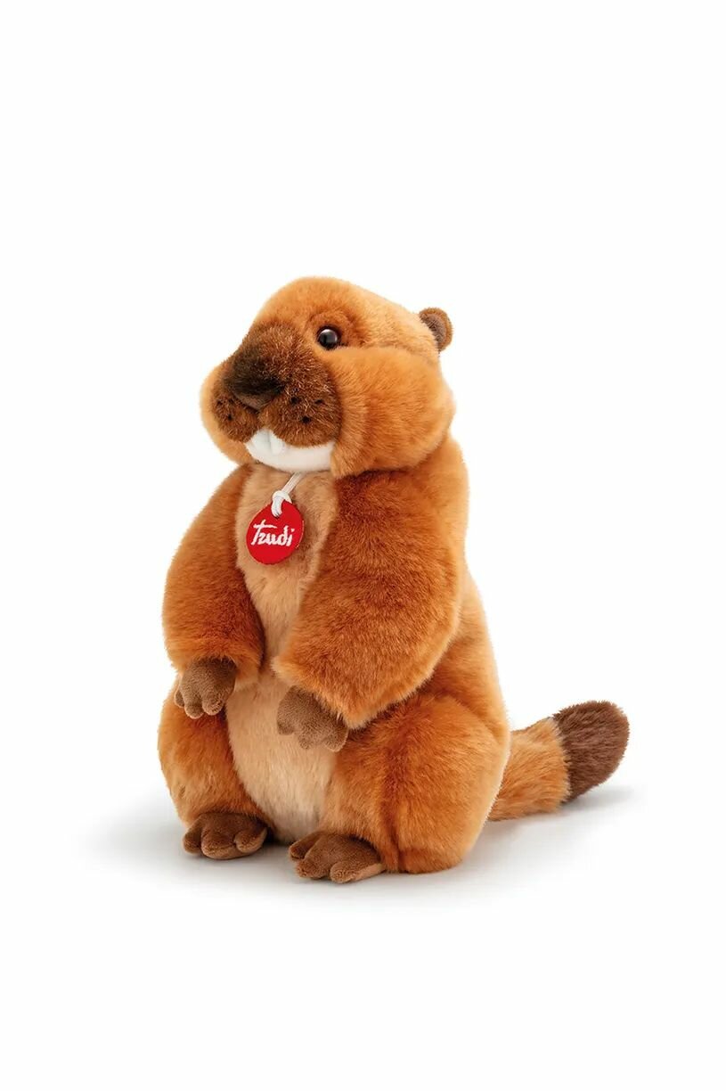 Игрушка мягкая "Сурок" Trudi, коричневая, текстиль, 18х30х22 см