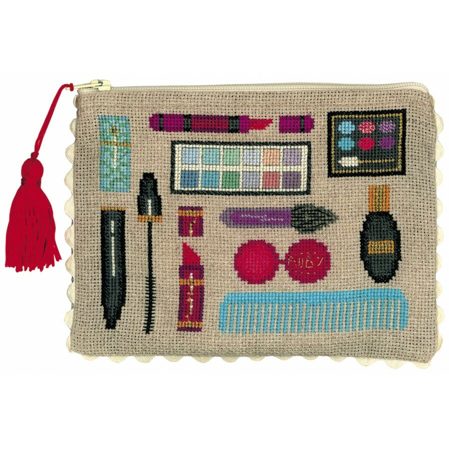 Набор для вышивания косметички MAQUILLAGE (Макияж)