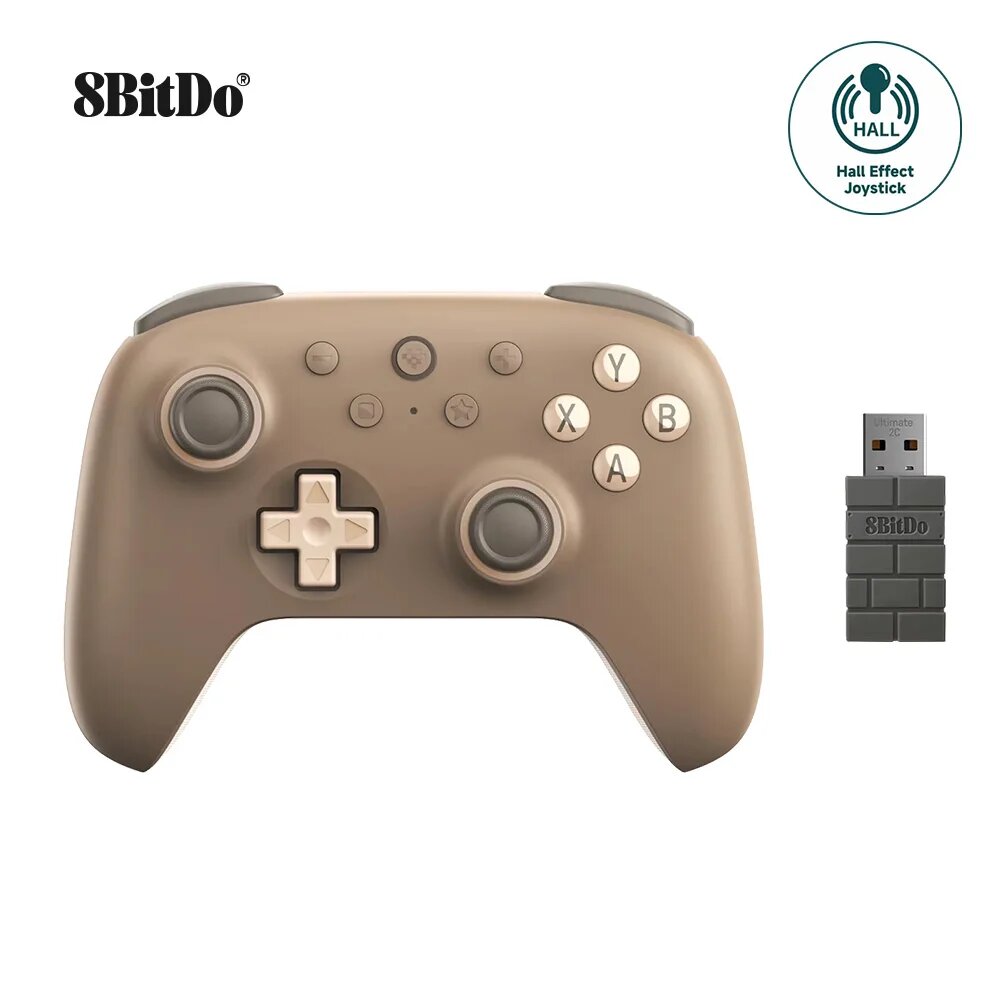 8Bitdo Ultimate 2C геймпад Dark Brown