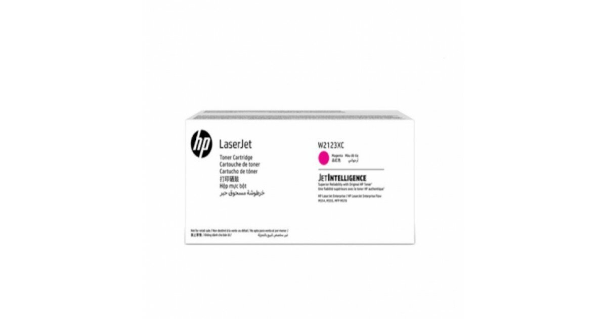 Картридж HP W2123XC №212X, пурпурный